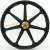 Skyway 24" GRAPHITE Carbon Fiber Composite Tuff Wheels with GOLD Alloy ...