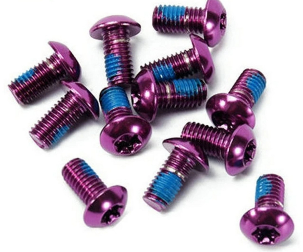 Miles Wide Disc Rotor Bolts (12 PACK) IN COLORS - Planet BMX